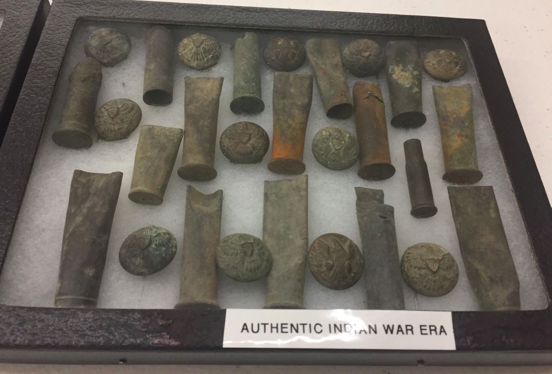 Two Indian War Era Artifacts Displays