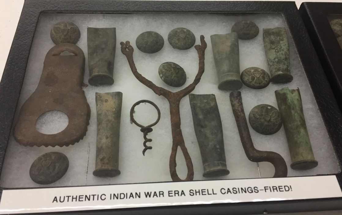 Two Indian War Era Artifacts Displays