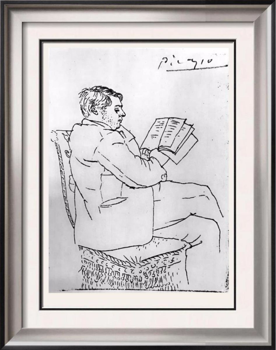 Pablo Picasso 'After' Pierre Reverdy c. 1922 Fine Art Print from Museum ...