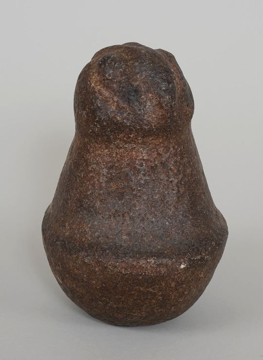 Taino Figural Stone Maul 7 1/4" H. 5 1/2" W.