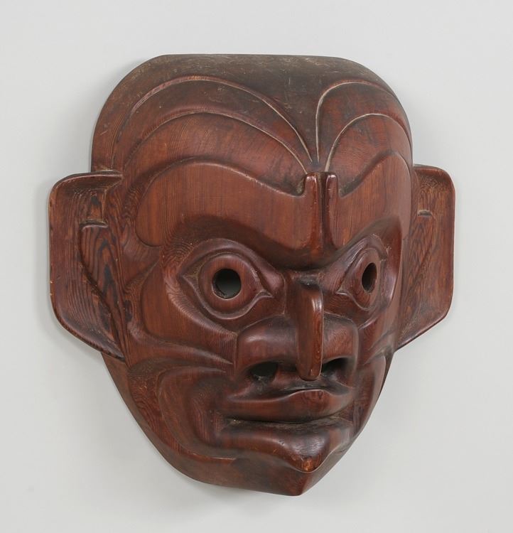 Kwagiulth Bukwus Mask Carved by Sam Johnson - Gilford Island, B.C. ca ...