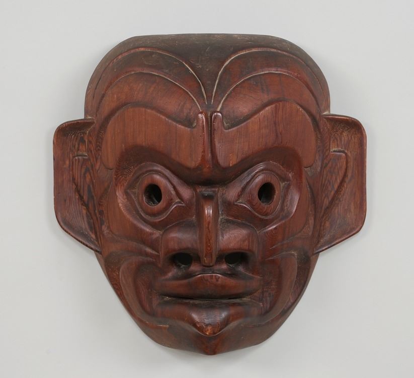 Kwagiulth Bukwus Mask Carved by Sam Johnson - Gilford Island, B.C. ca ...