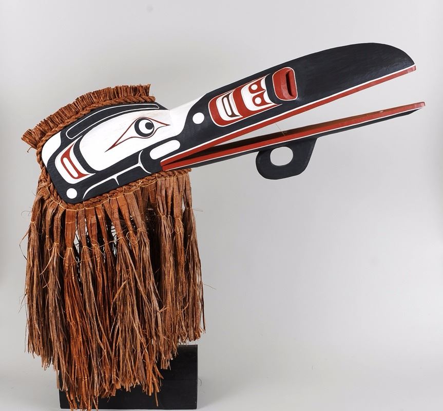 Trevor Hunt Kwagiulth Articulated Hok Hok Mask - Fort Rupert, B.C. 44 ...