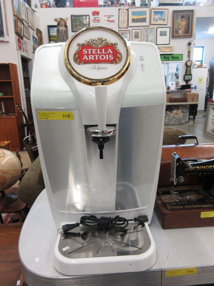 Electric Stella Artois refrigerated beer dispenser