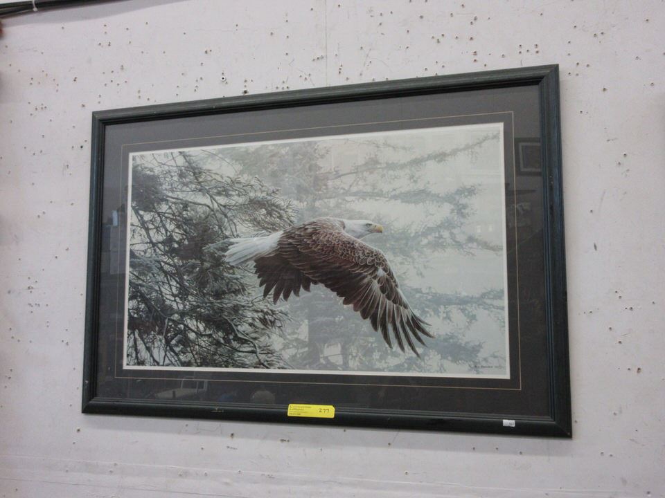 1991 R. S. Parker print of an eagle