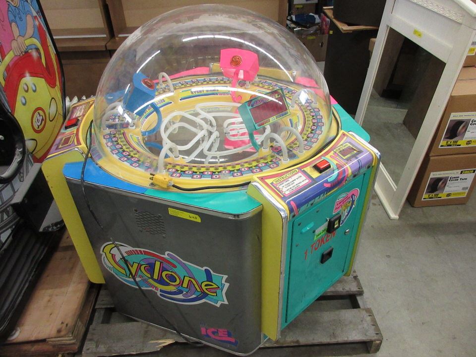 Coin operated arcade machine - "The Cyclone"