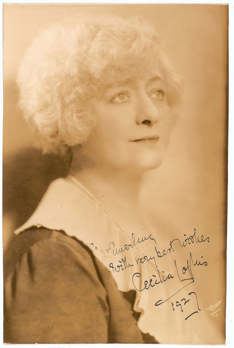 The Black Cat: Cecilia Loftus Oversized Signed Photograph