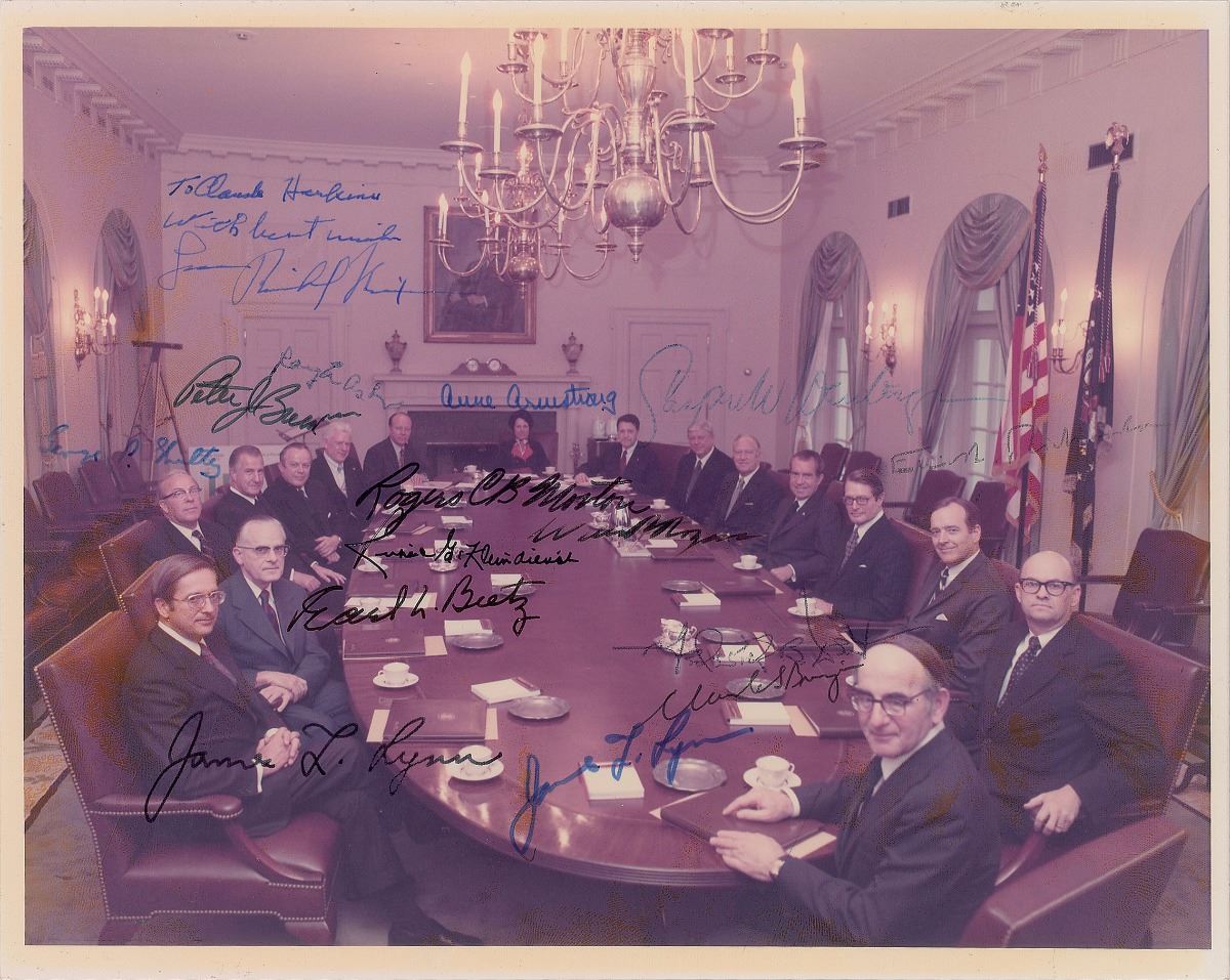 Richard Nixon and Cabinet