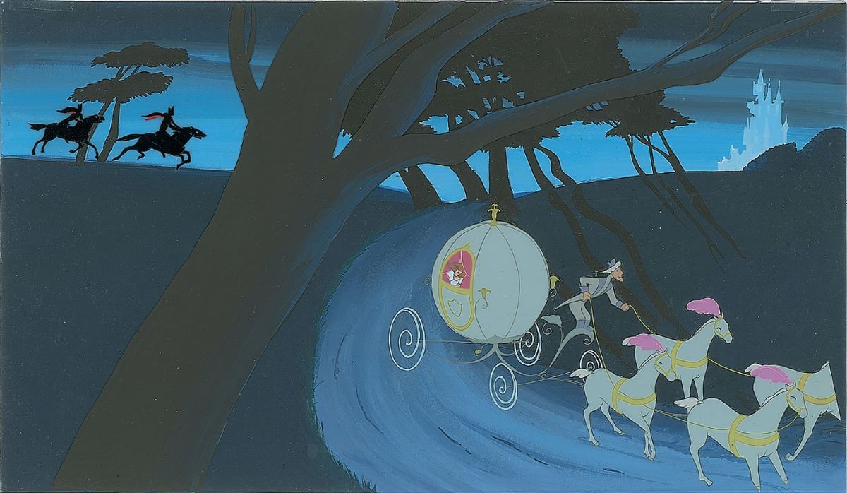 Cinderella production cels from Cinderella