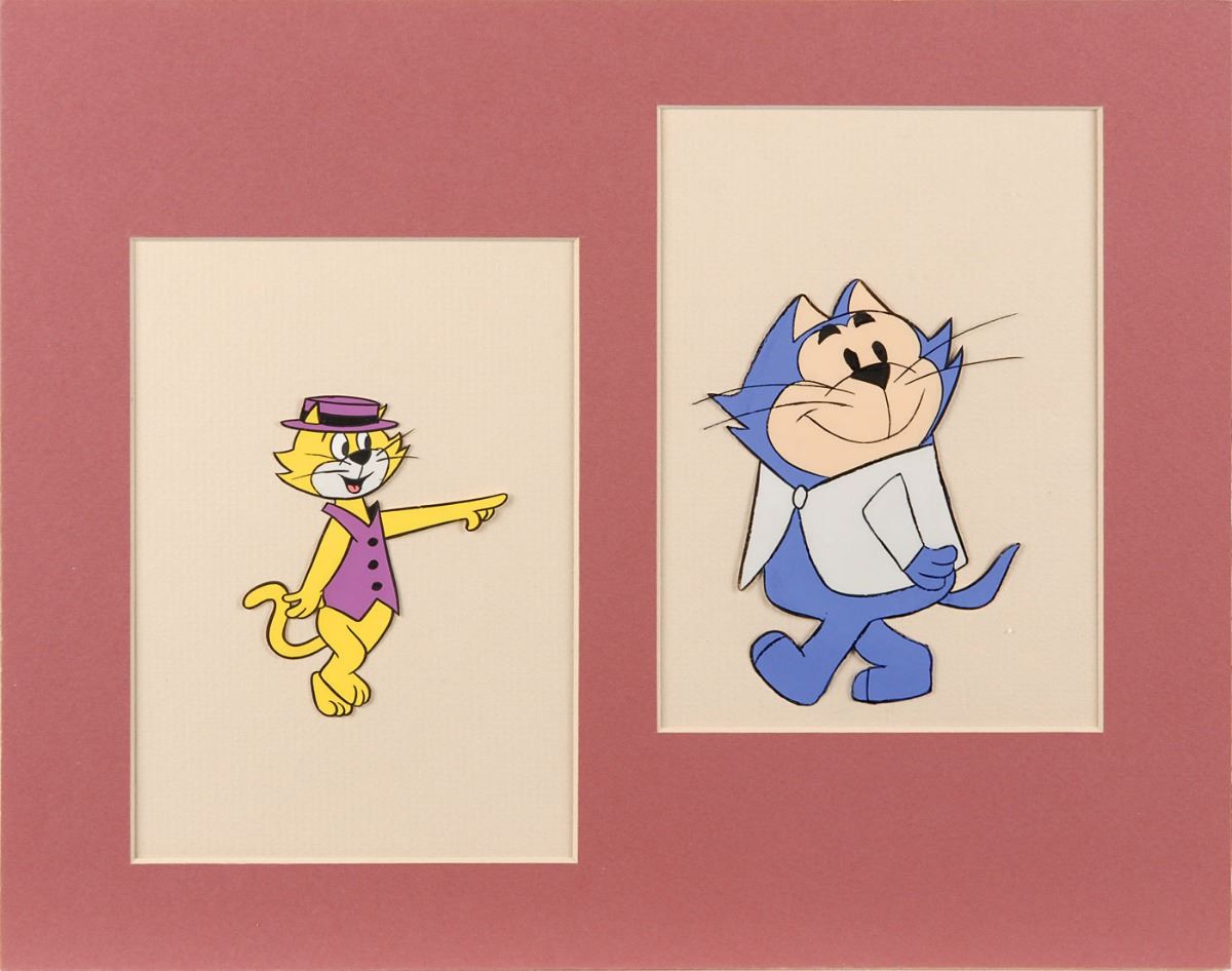 Top Cat and Benny the Ball production cels from Top Cat