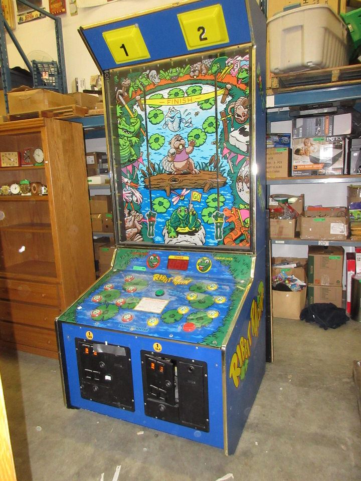 Coin operated Ribbit Racin' arcade machine