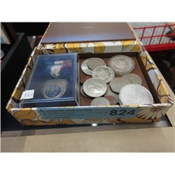 1978 Track & Field medal & assorted coins & tokens