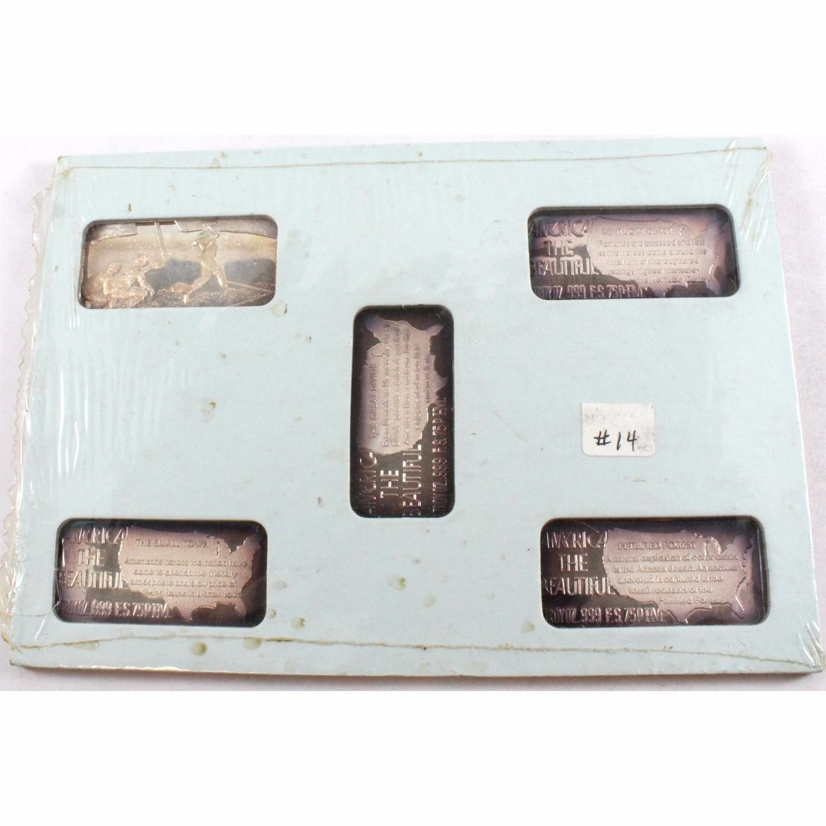 Hamilton Mint Issue "America the Beautiful" 1oz .999 Fine Silver Art 5 ...