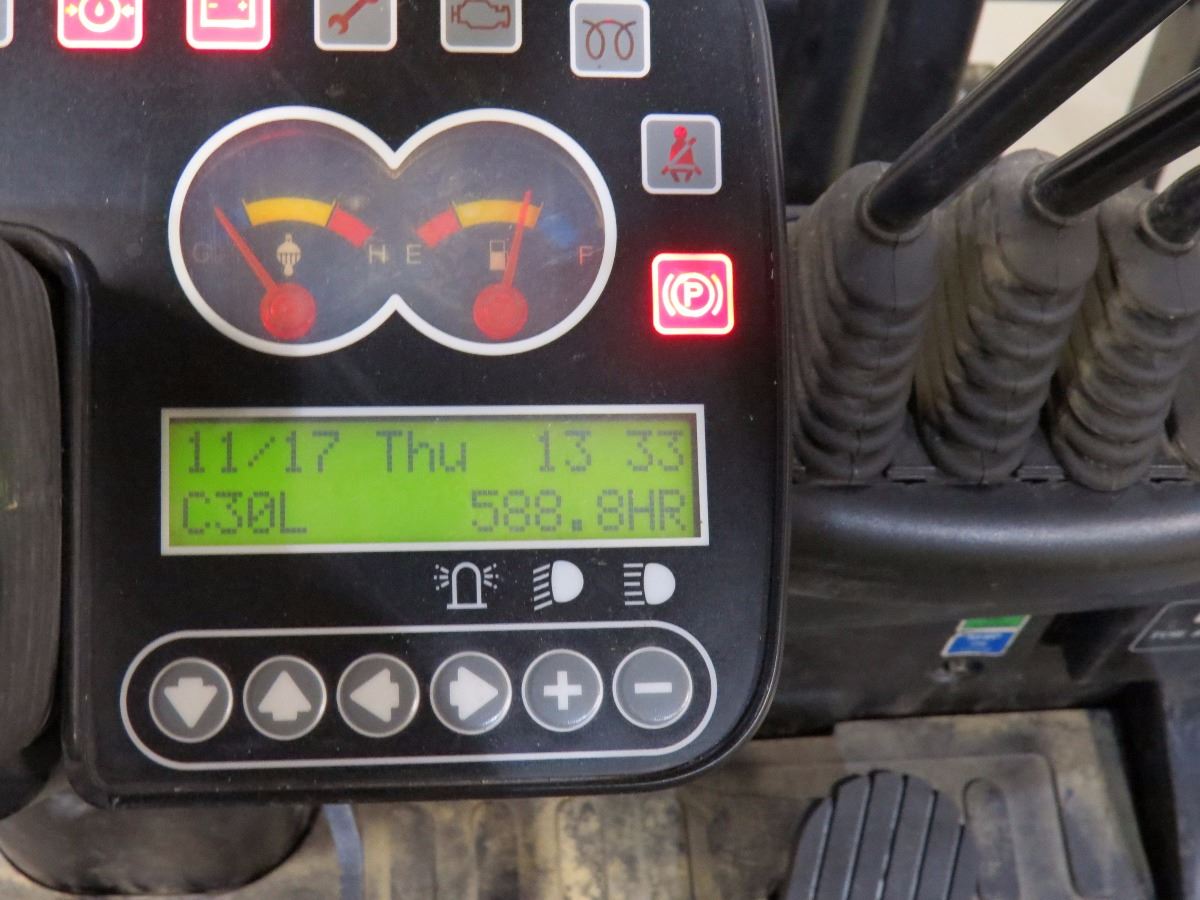 Clark Forklift C30L-LP; 6000 lb; 3 Stage; Side Shift; Propane; 588 ...