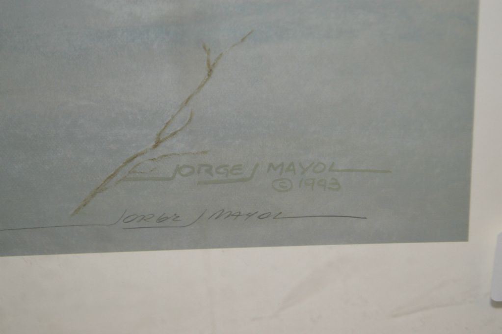 Unframed limited edition print "Edge Of The Woods" pencil signed by ...