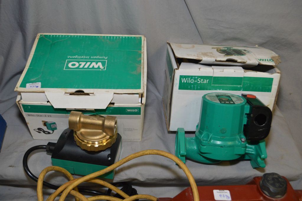 Model 331 portable transfer pump, a Wilo-Star water circulating pump ...