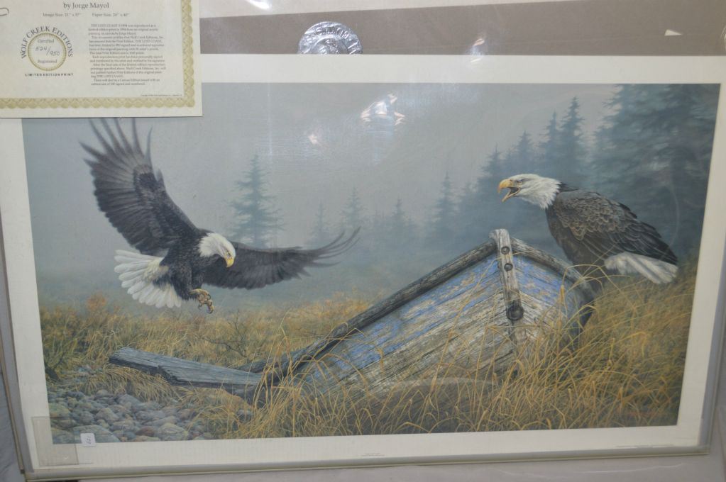 Unframed limited edition print "The Lost Coast" pencil signed by artist ...