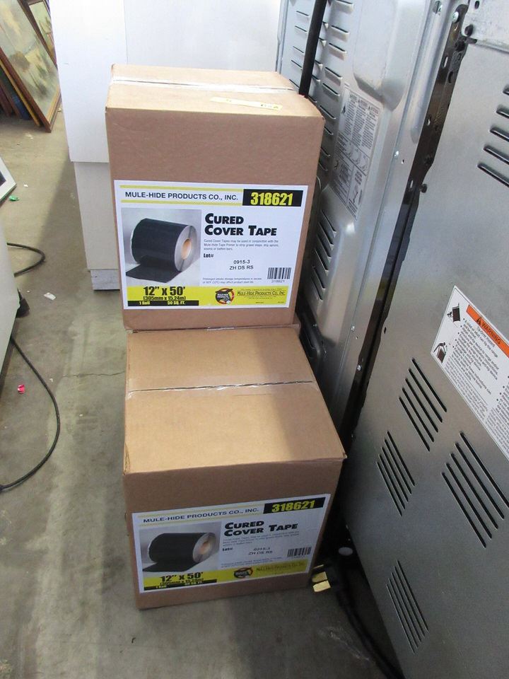 2 Cases of Mule-Hide Cured Cover Tape