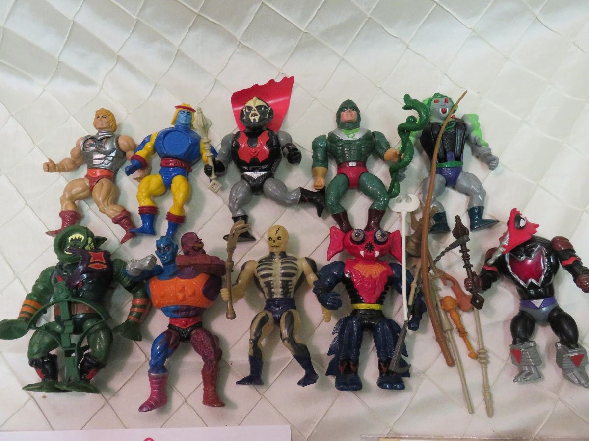 10 original 1980s He-Man Figurines