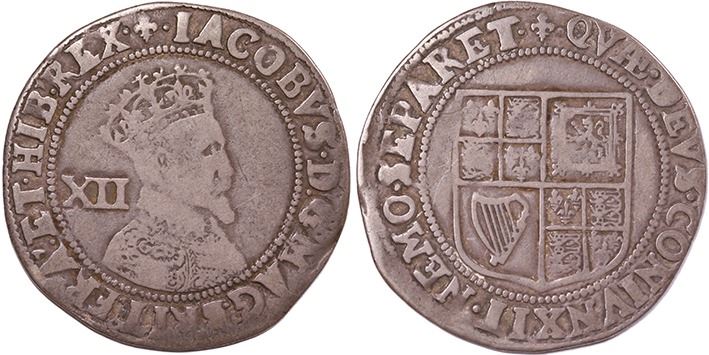 Great Britain, James I, Shilling, 1603-25, Fine