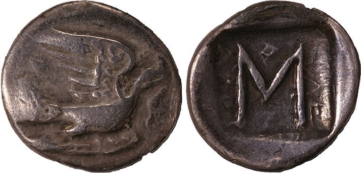 Ancient Greece, Peloponnesos, Sikyonia, Sikyon, Silver Hemidrachm, 146 ...