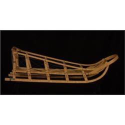 Large Model Dog Sled with Foot Brake ca. 1940 23 1/2" L. 7" H. 5 1/4" W ...