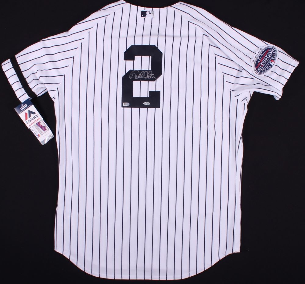 Derek Jeter Signed Yankees Authentic Majestic Jersey with 2008 All-Star ...