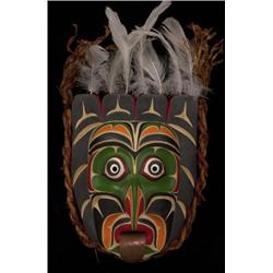 Xwi-Xwi Mask by Rupert Scow Jr. 8" H. 7" W. Fine Condition