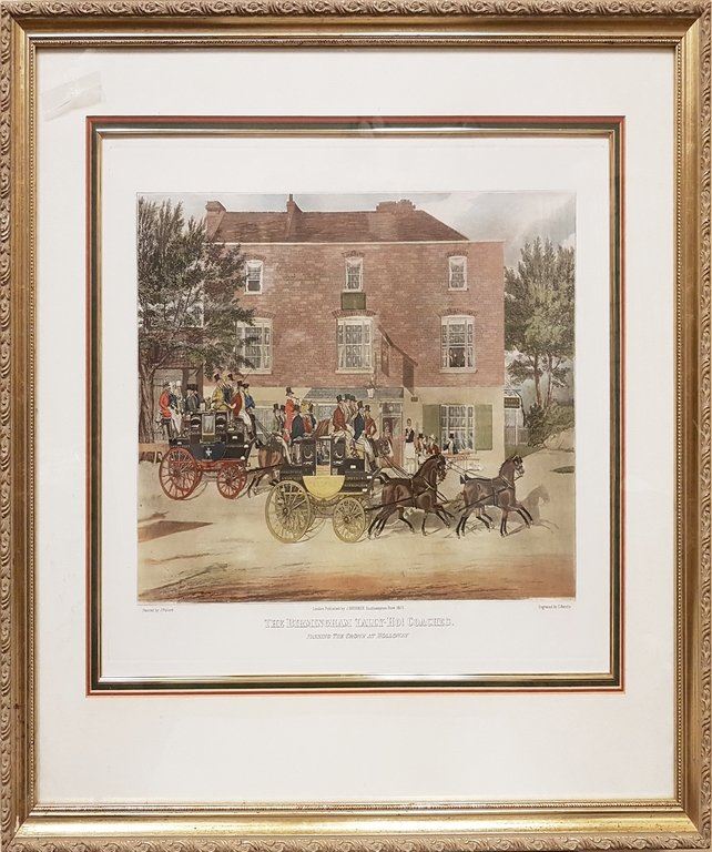 ANTIQUE COLOR PRINT