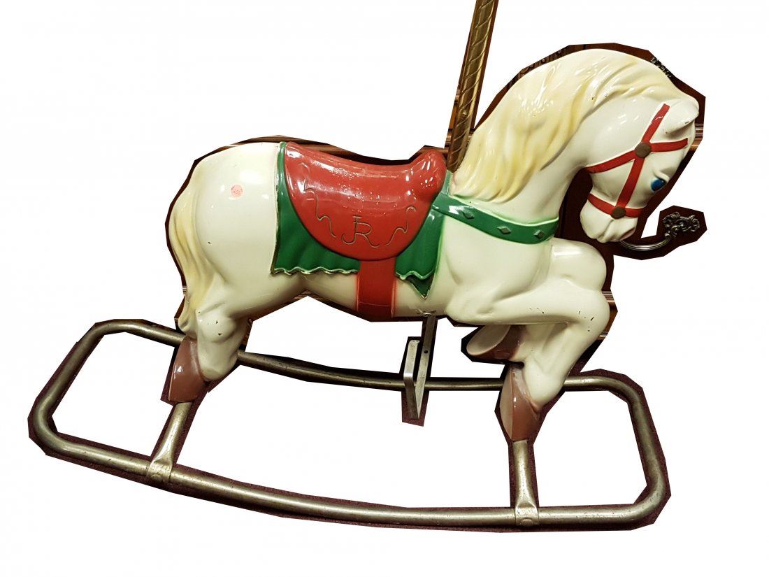 VINTAGE CAROUSEL ROCKING HORSE