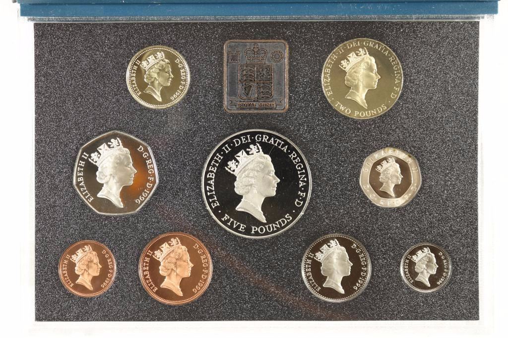 1996 UNITED KINGDOM PROOF COIN COLLECTION