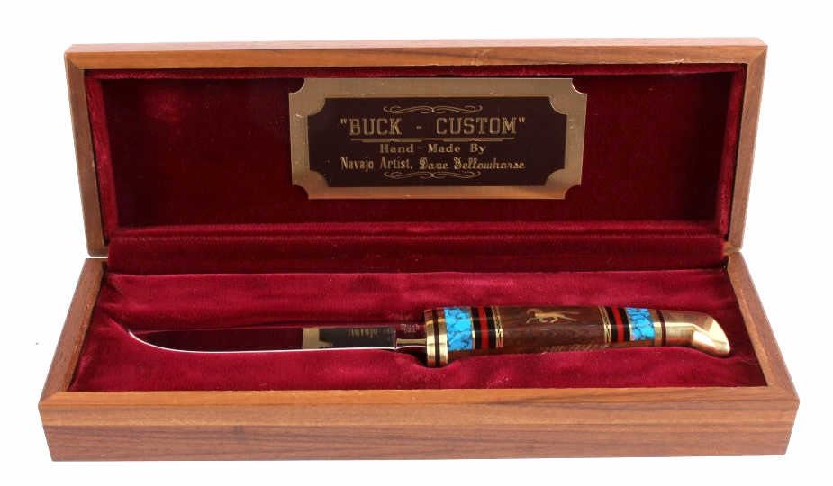 Dave Yellowhorse Navajo Custom Buck Knife