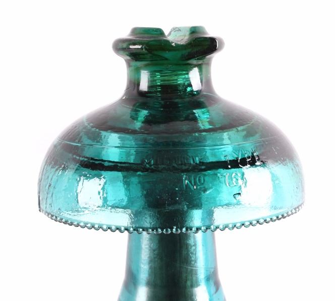 Antique 1800's Hemingray Muncie Glass Insulator
