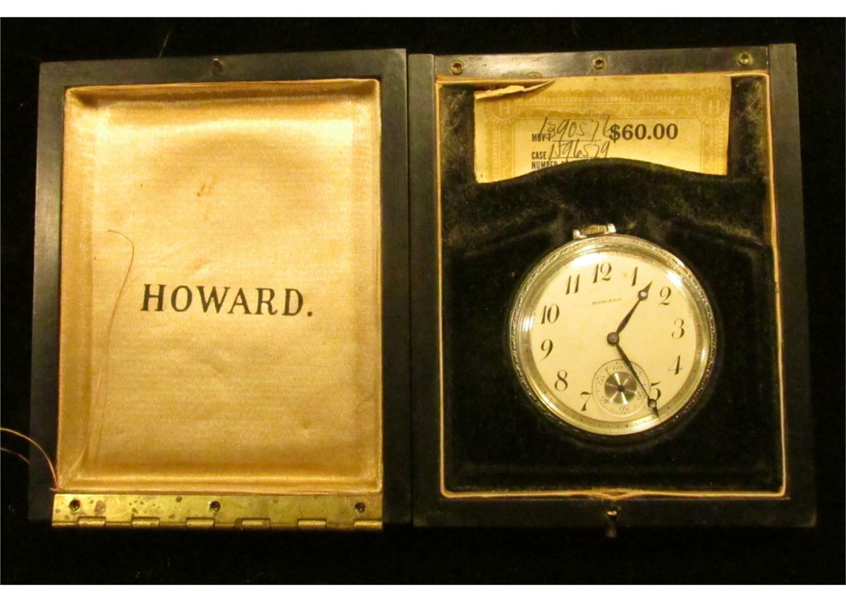 Howard Watch Co. Boston, U.S.A. Open Face Pocket Watch with original ...