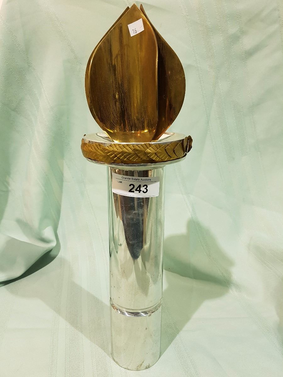 RUSSIAN TORCH FROM 1977 OLYMPICS