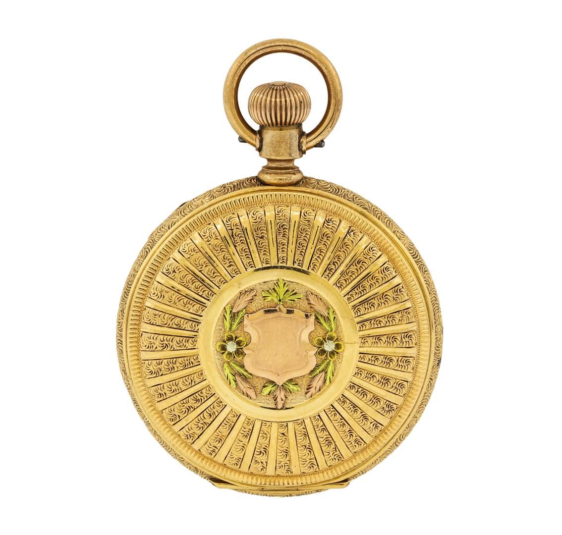 Vintage Waltham Pocket Watch - 10KT Rose Gold