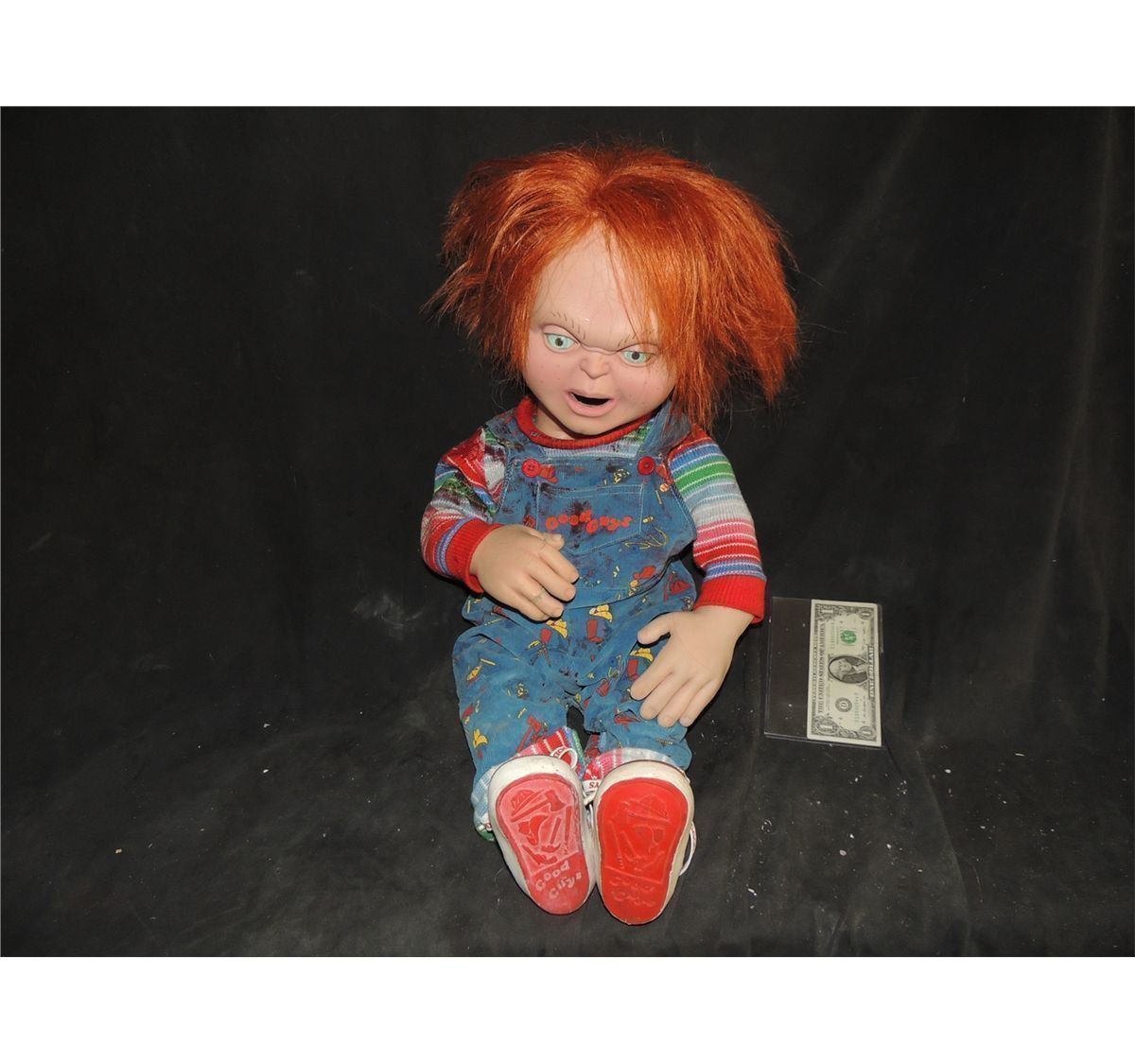 CURSE OF CHUCKY GOOD GUY PUPPET FROM SUPER BOWL RADIO SHACK COMMERCIAL ...
