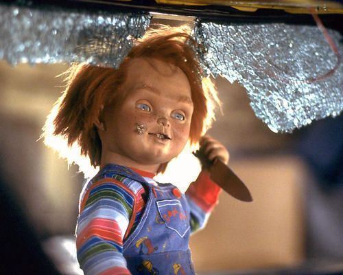 CHILD'S PLAY 1 SCREEN USED HERO CHUCKY BUTCHER KNIFE WITH BRACKET FOR ...