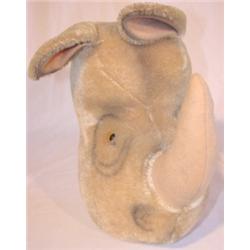 Steiff wall mounted rhinoceros head