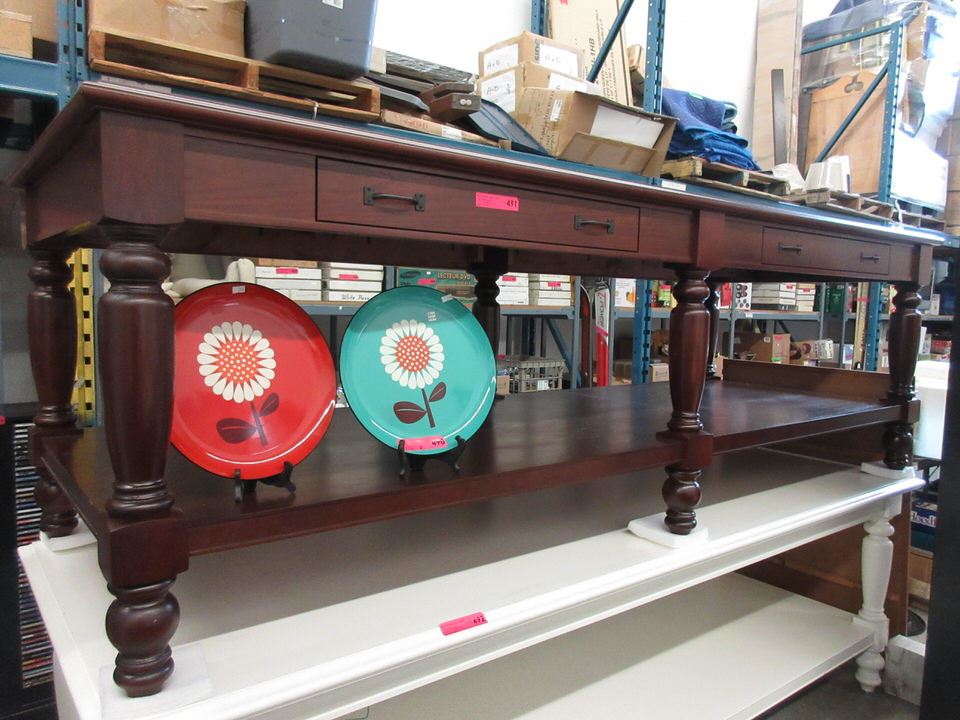New 8 Foot long Retail Display Table - Brown