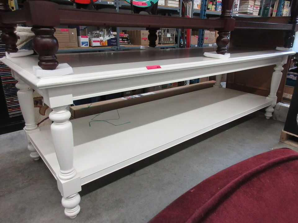 New 8 Foot long Retail Display Table - White
