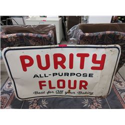 Vintage Metal "Purity Flour" sign