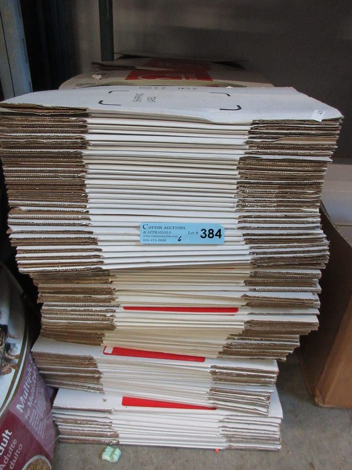 6 Bundles of new shipping boxes.
