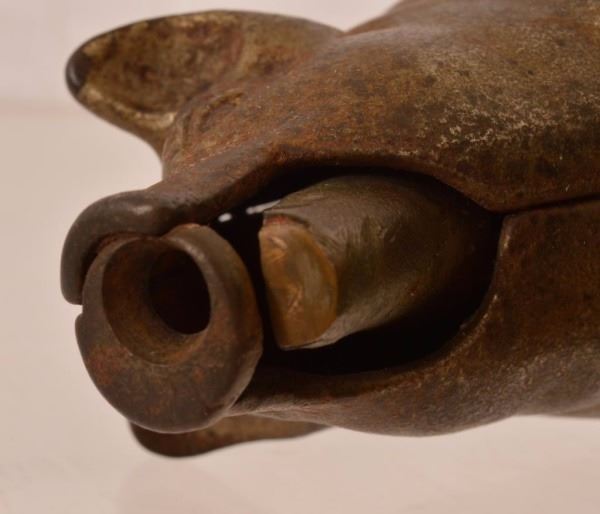 Joe Wiss Maker Cast Iron Pig Cigar Cutter