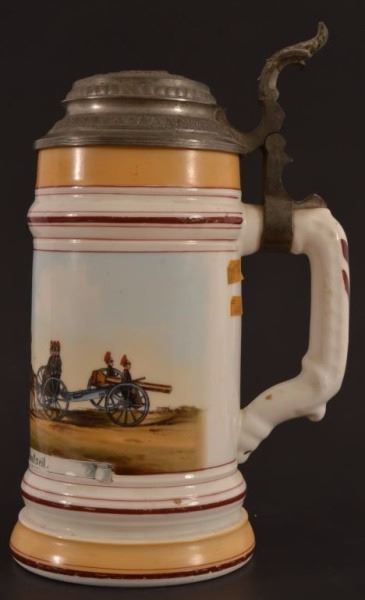 Antique German Cavalry Military Beer Stein