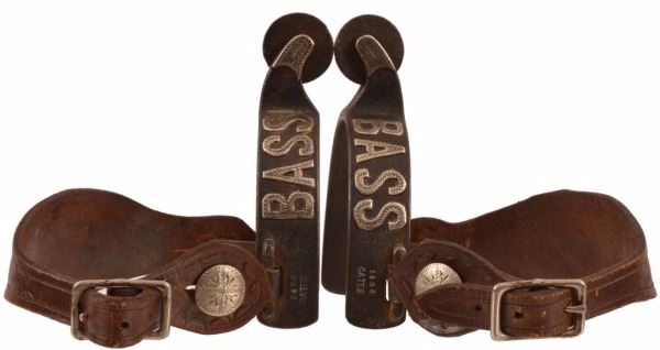 Jerry Cates #1463 Double Mounted Polo Spurs