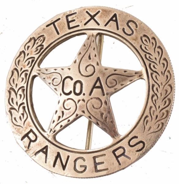 Texas Rangers Co. A Badge