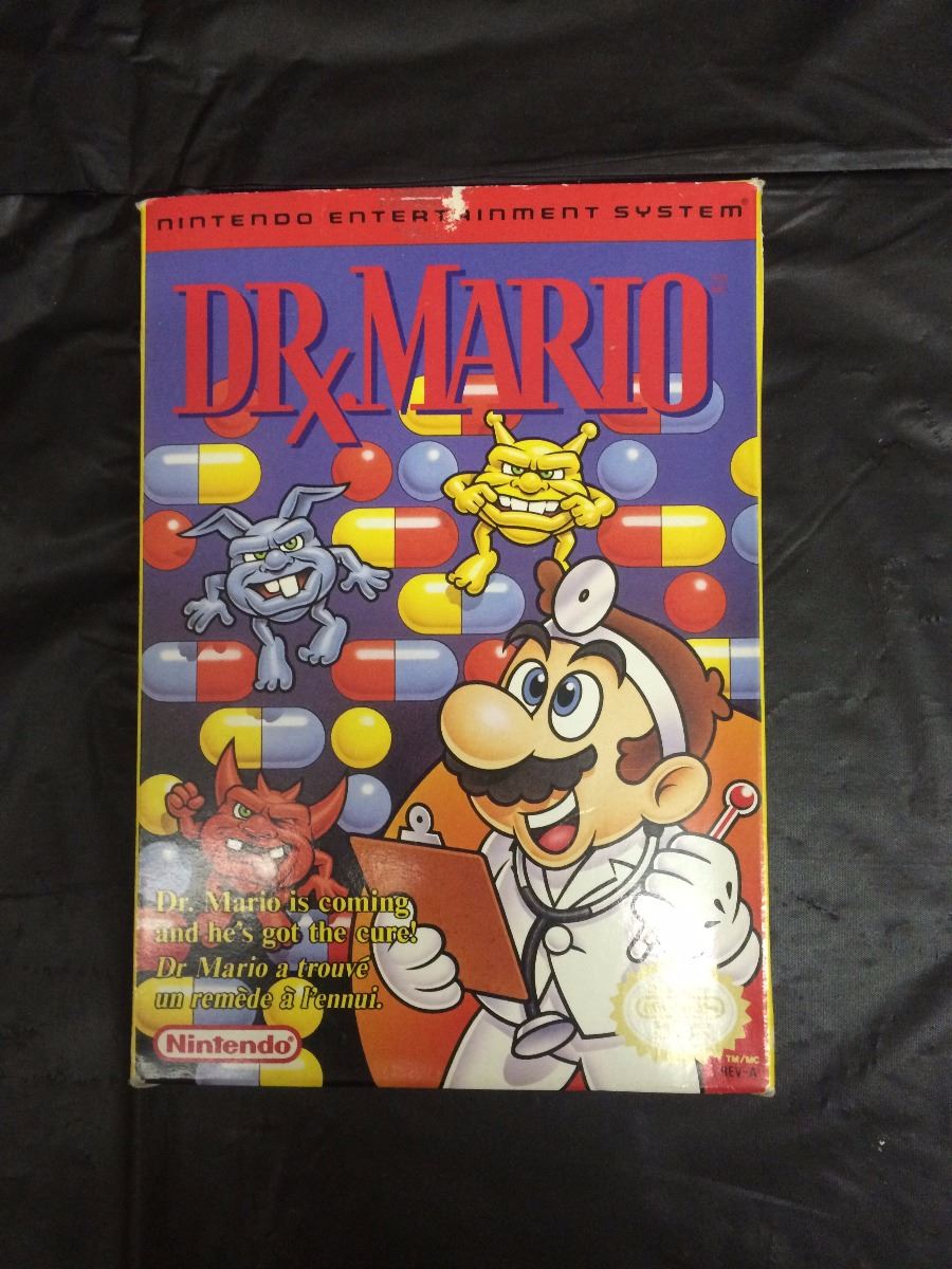 IN BOX DR. MARIO NES GAME