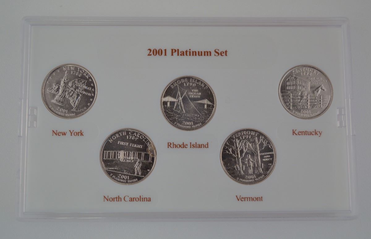 2001 Platinum Edition State Quarter Collection