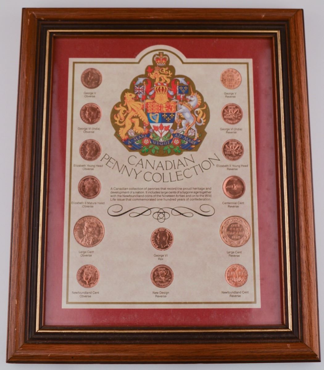 3.Canadian Penny Collection - Frame